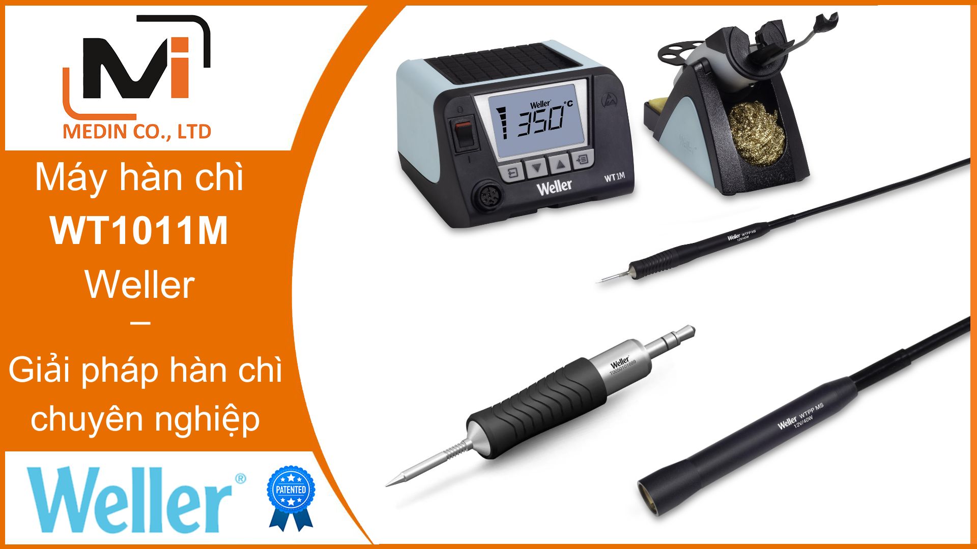 Máy hàn chì WT1011M Weller Giải pháp hàn chì chuyên nghiệp